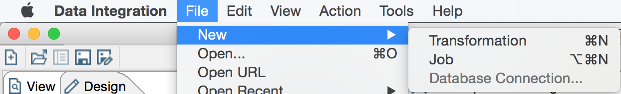 First Transformation and Job | Pentaho Kettle Notes
